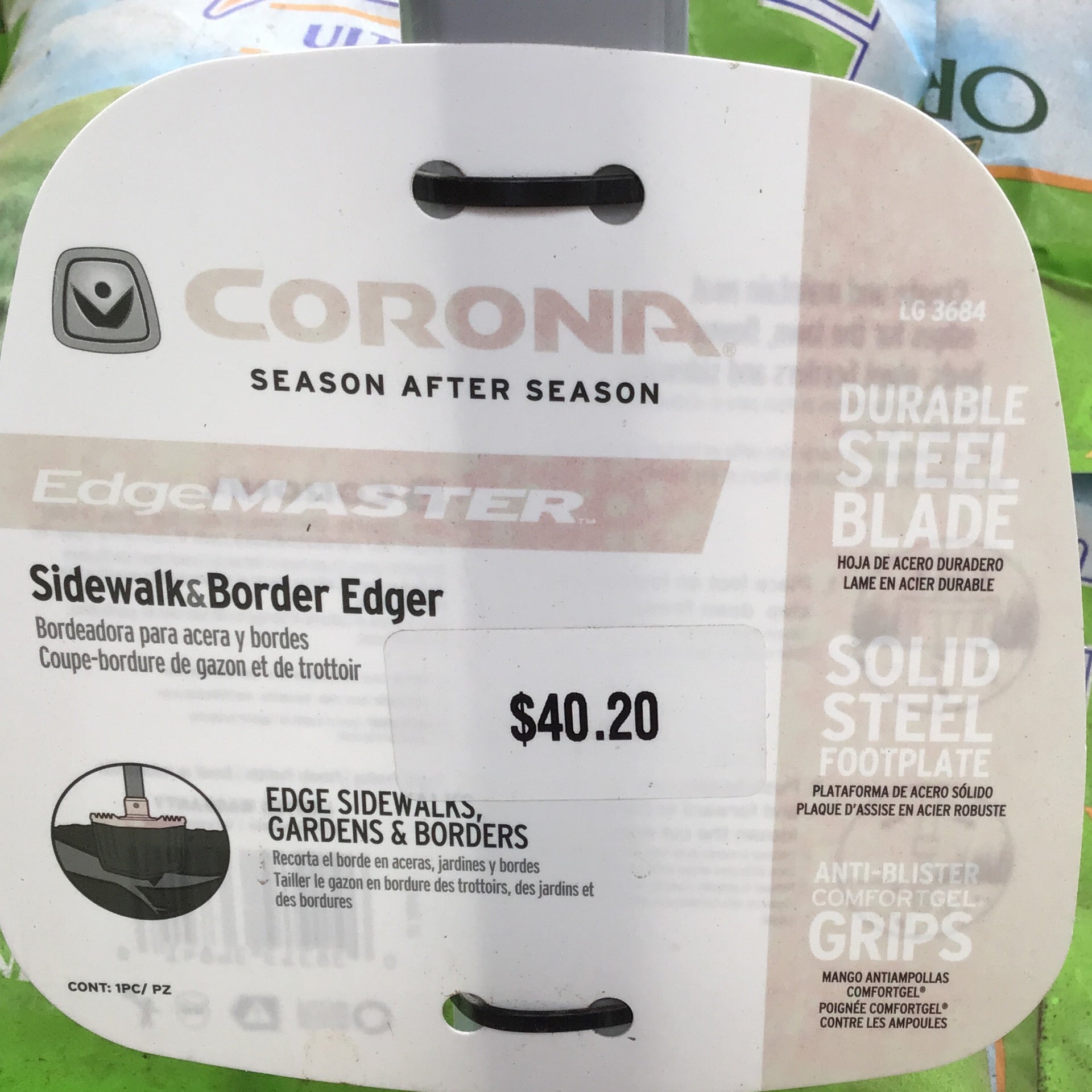 Corona Edgemaster Sidewalk and Border Edger with ComfortGel Grip ...